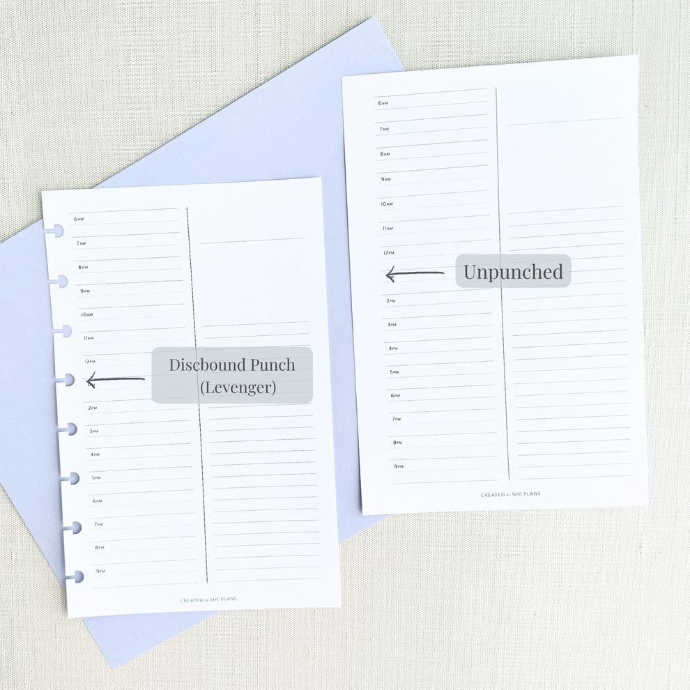 Flex Daily Discbound Inserts (31 days) – She Plans