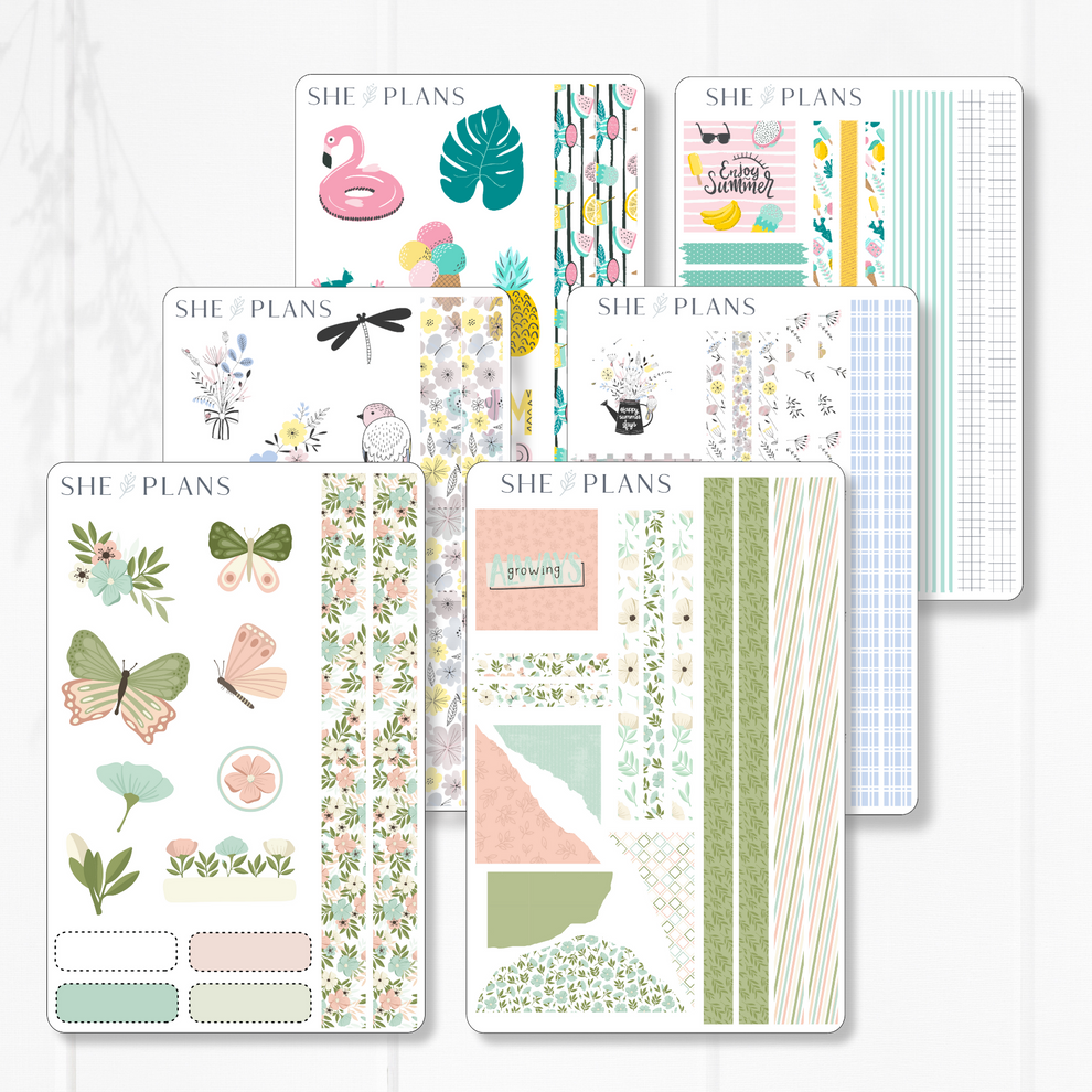 Quarter 2 Sticker Bundle – She Plans