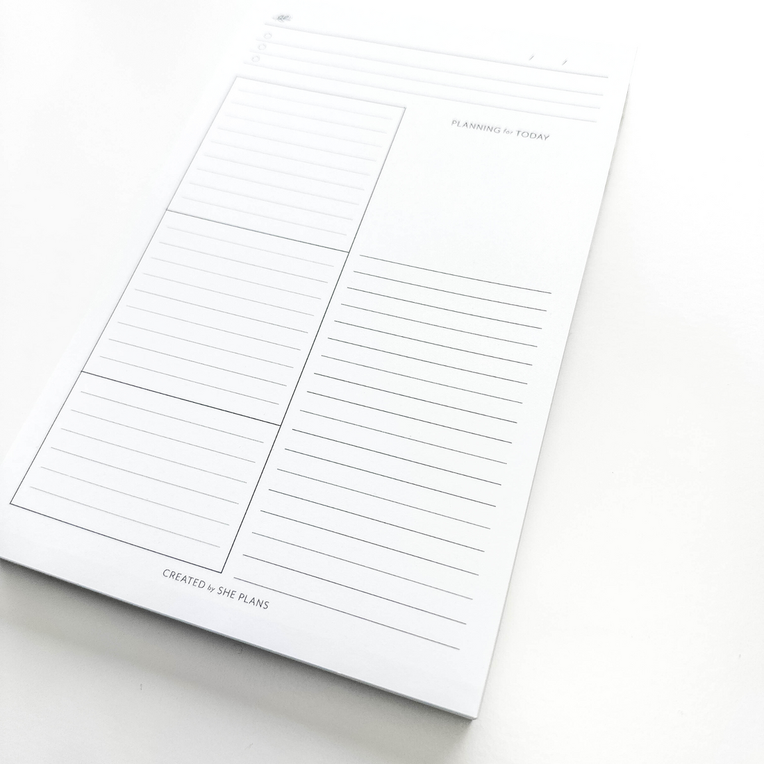 Daily Block Notepad – She Plans